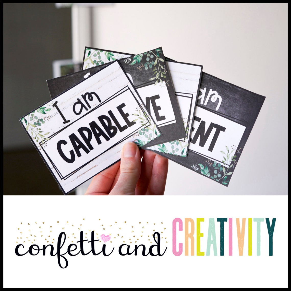 Affirmation Station for the Classroom Modern Farmhouse - Etsy