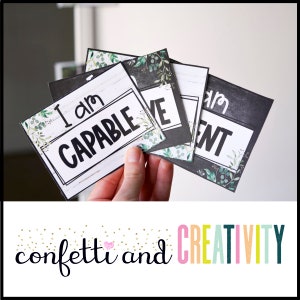 Affirmation Station for the Classroom | Modern Farmhouse Classroom ...