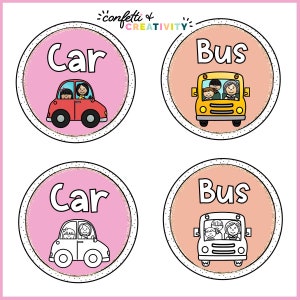 Retro How We Go Home Dismissal Chart Template | How We Go Home Bulletin ...