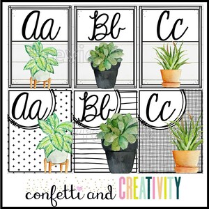 Plant Alphabet Posters for the Classroom | Plant Classroom Decor ...