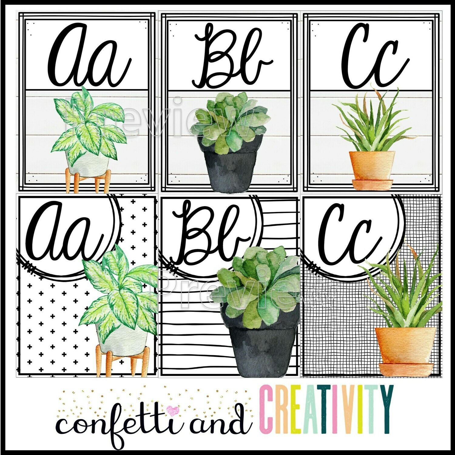 Plant Alphabet Posters: Classroom Decor, A-Z (digital Download) - Etsy