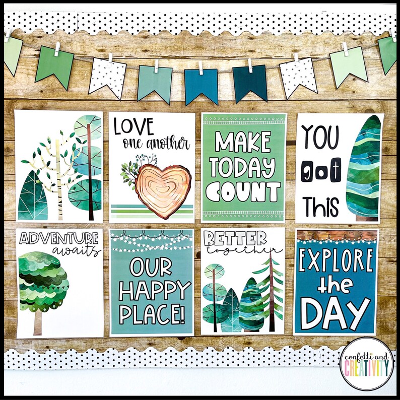 Nature Classroom Quote Posters Classroom Quotes Nature - Etsy