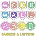 Bright Word Wall Classroom Display | Alphabet Word Wall | Editable Word ...