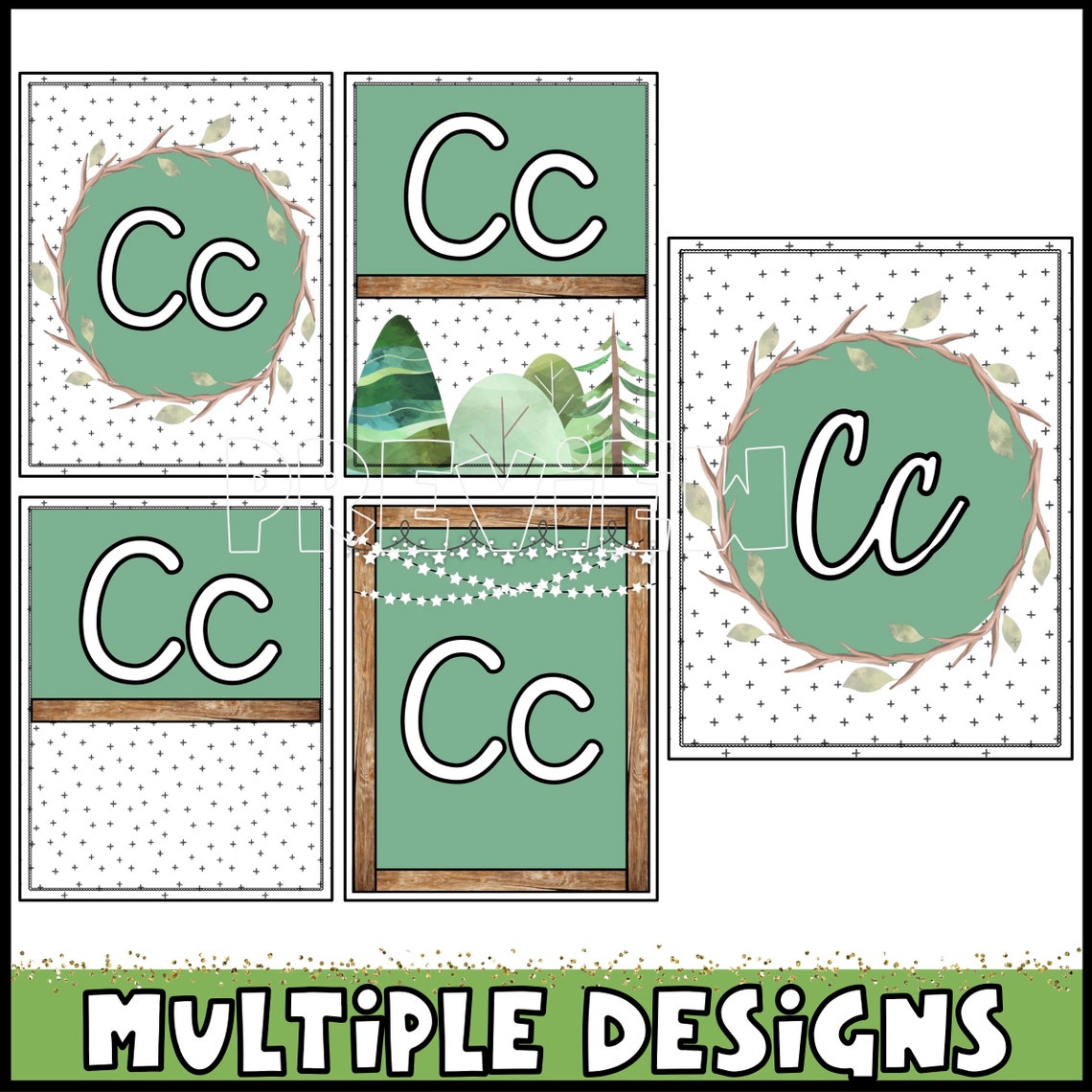 Nature Alphabet Posters for the Classroom Classroom Decor - Etsy Australia