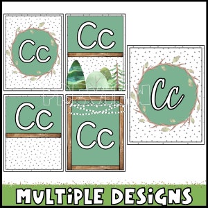 Nature Alphabet Posters for the Classroom | Classroom Decor | Nature ...