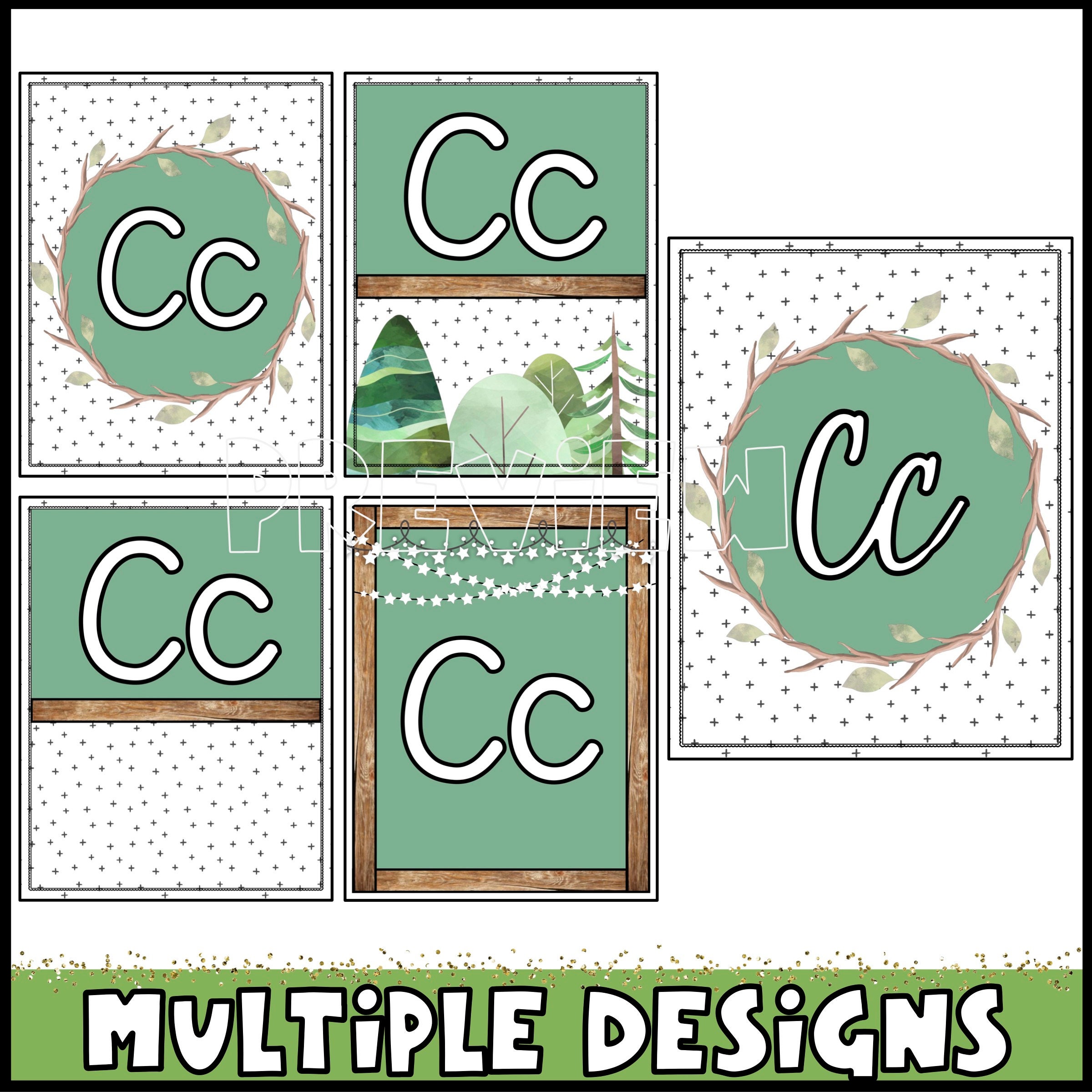 Nature Alphabet Posters for the Classroom Classroom Decor - Etsy Australia