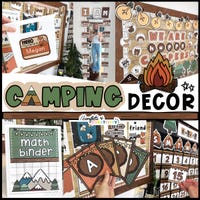 Camping Adventure Classroom Decor Bundle Elementary School Decorations ...