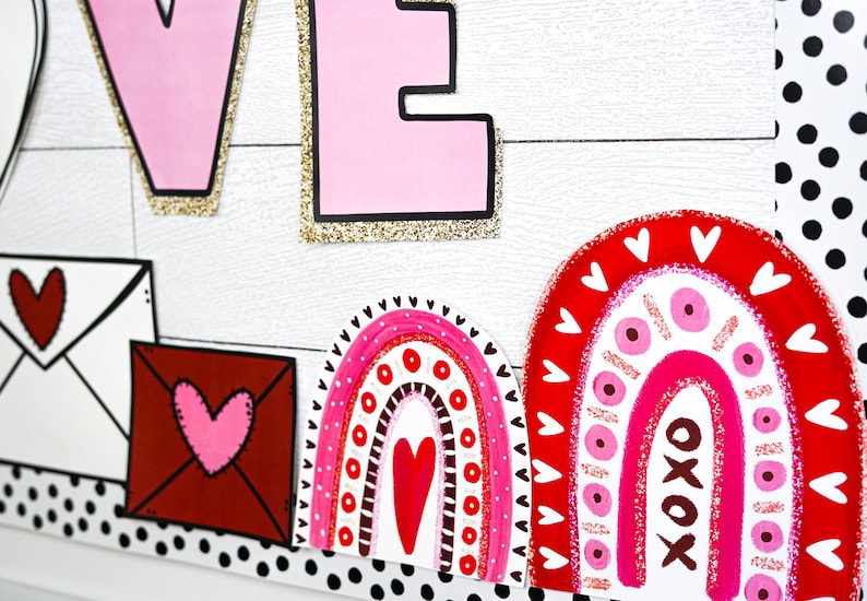 VALENTINE'S Bulletin Board Valentine's Day Classroom - Etsy