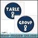 Printable Classroom Table Numbers Ocean Classroom Decor Classroom Table ...
