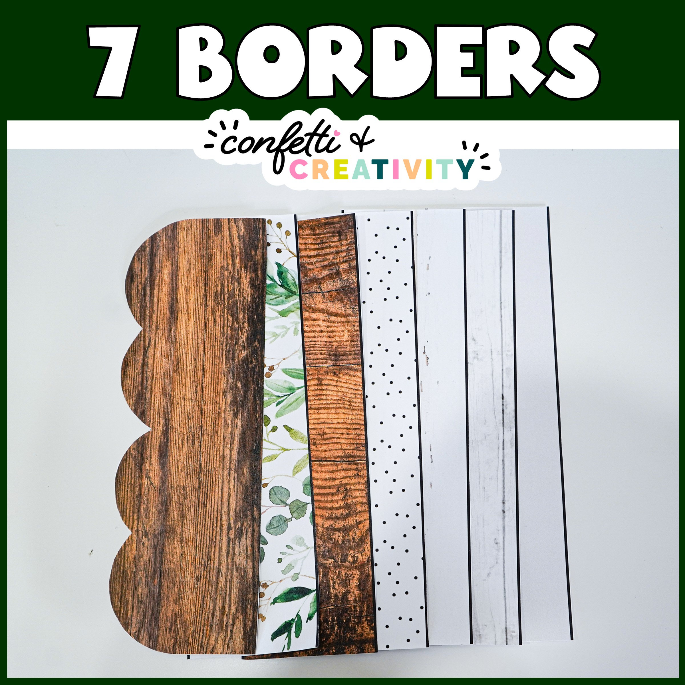 Farmhouse Bulletin Board Borders: Classroom Decor (digital Download) - Etsy