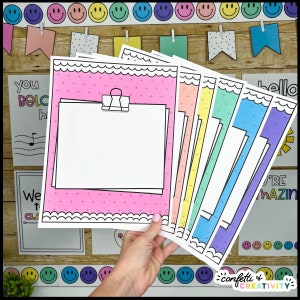 Bright Binder Covers & Spines | Editable Classroom Binder Covers ...