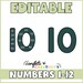 Skip Counting Numbers Poster: Green Math Classroom Decor (digital ...
