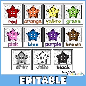 Color Posters for the Classroom | Primary Classroom Decor | Space ...