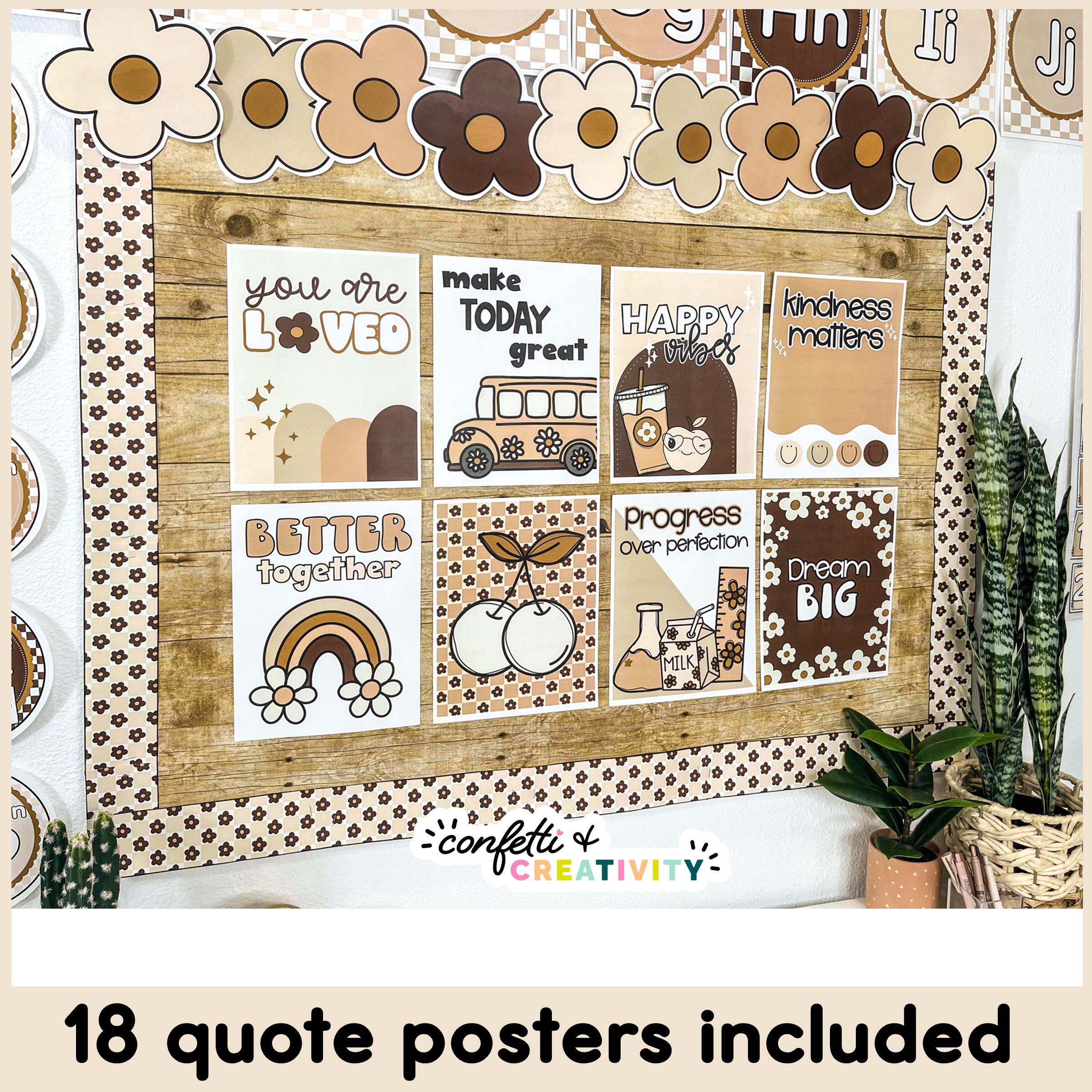 Neutral Classroom Decor Bundle: Printable Elementary Decor (digital ...