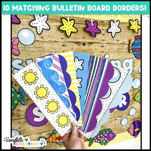 SUMMER Bulletin Board | Swimming Into Summer Bulletin Board | Bulletin ...