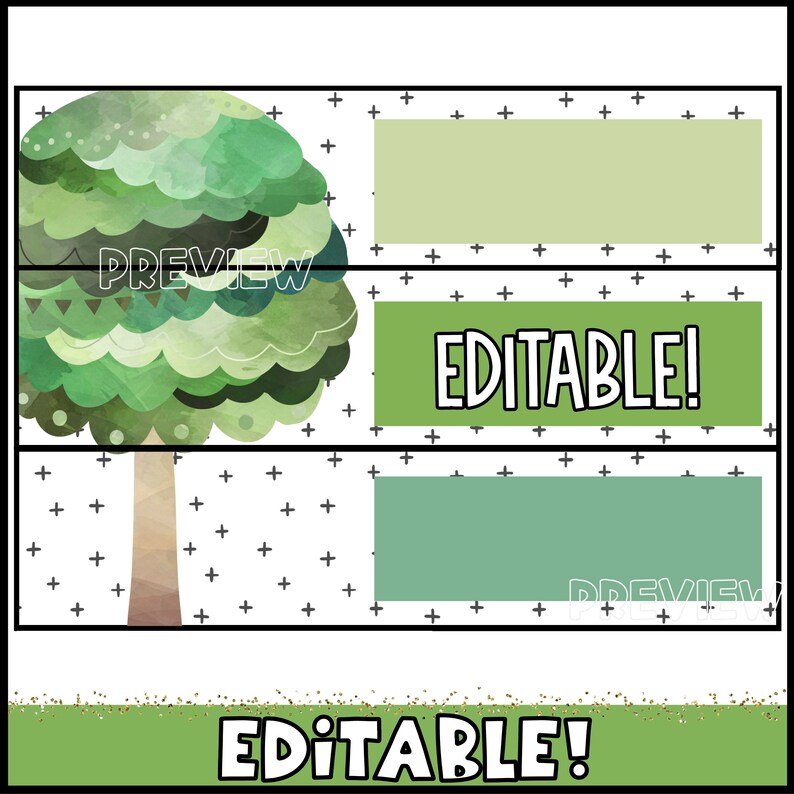 10 Drawer Cart Labels for the Classroom Nature Classroom - Etsy