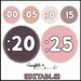 Boho Neutral Classroom Clock Labels 5 Minute Interval Clock Labels ...