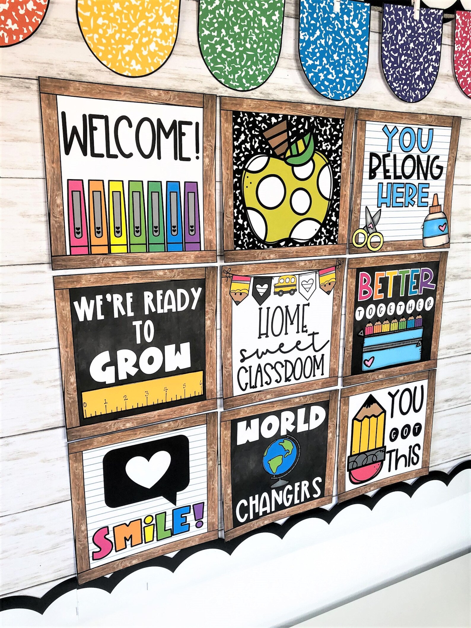 Farmhouse Back to School Posters: Classroom Decor (digital Download) - Etsy
