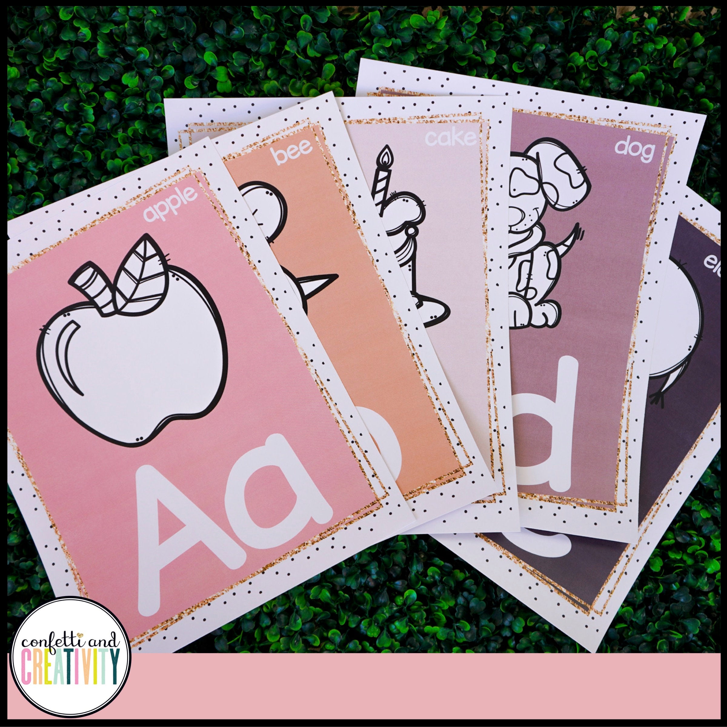 Boho Classroom Alphabet Posters: Neutral Decor (digital Download) - Etsy