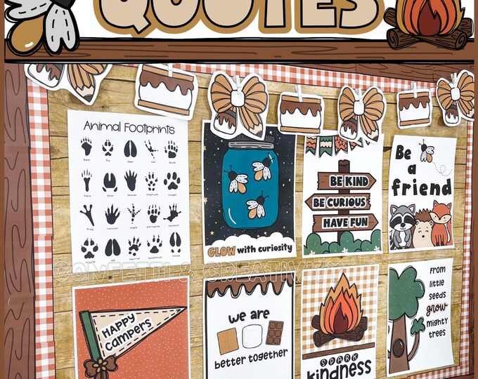 Printable Motivational Posters, Growth Mindset Posters, Camping Theme ...