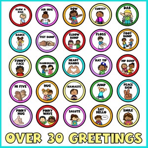 Watercolor Greeting Signs for Students | Morning Greeting Signs ...