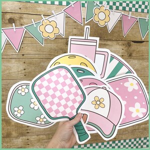 Pickleball Classroom Bulletin Board Kit: Back to School Decor (digital ...