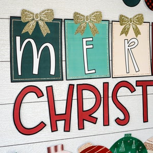 Merry Christmas Bulletin Board Kit: Printable Decor (digital Download ...