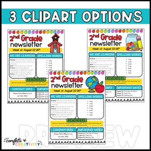 EDITABLE Bright Classroom Newsletter | Teacher Newsletter Template ...