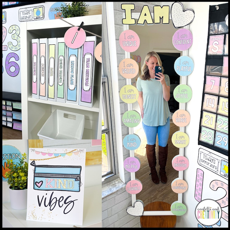 PASTEL Classroom Decor Bundle Pastel Classroom Theme - Etsy