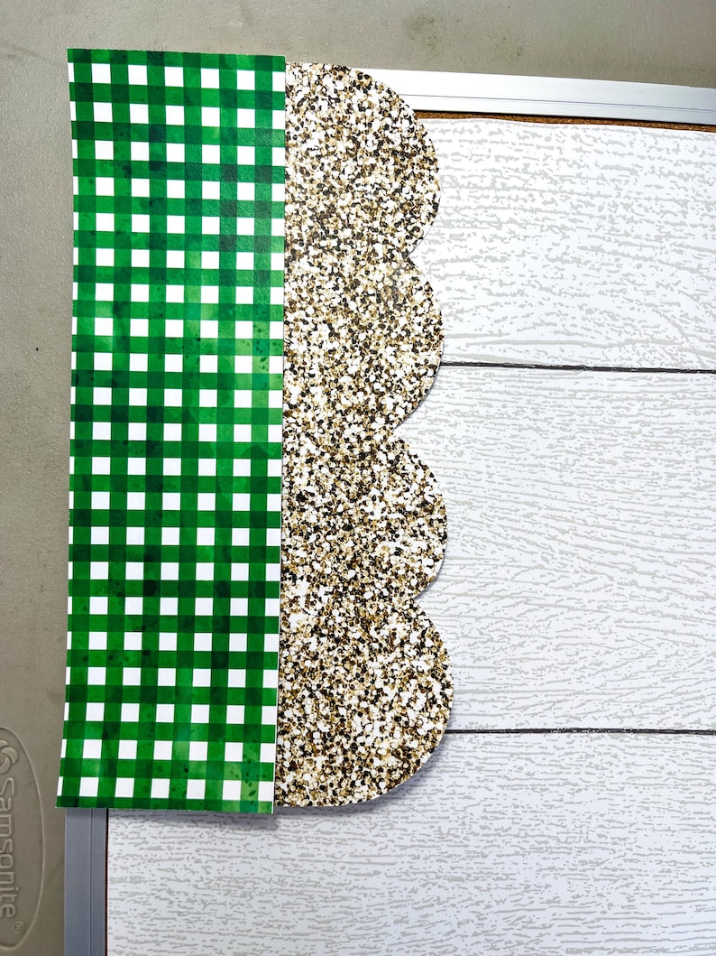 St. Patrick's Day Bulletin Board Borders: Green Classroom Decor ...