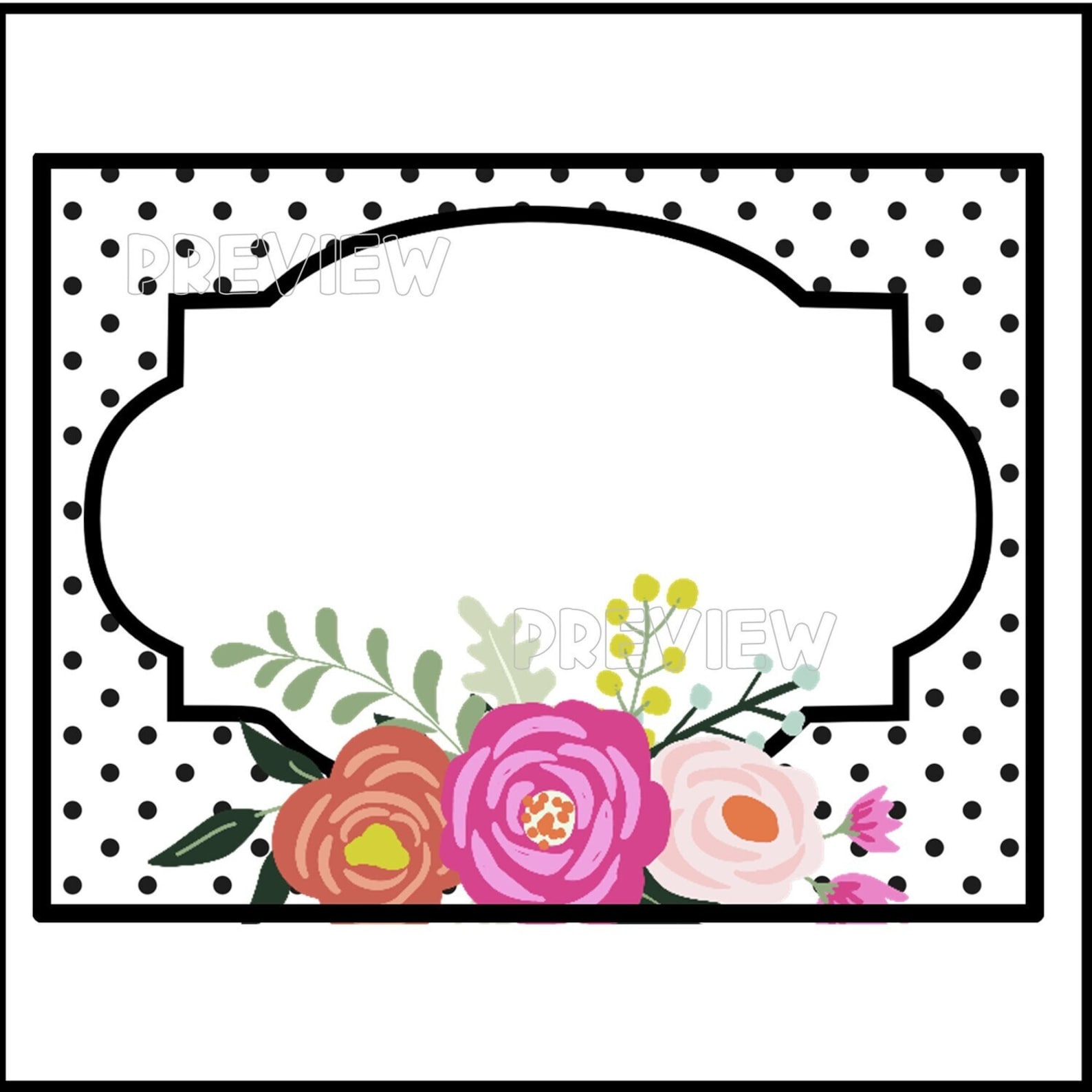 Editable Classroom Labels Floral Farmhouse Classroom Labels - Etsy