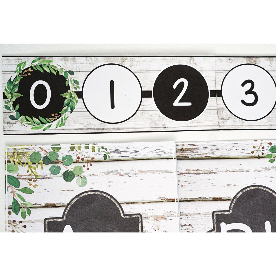 Modern Farmhouse Classroom Number Line Farmhouse Classroom - Etsy