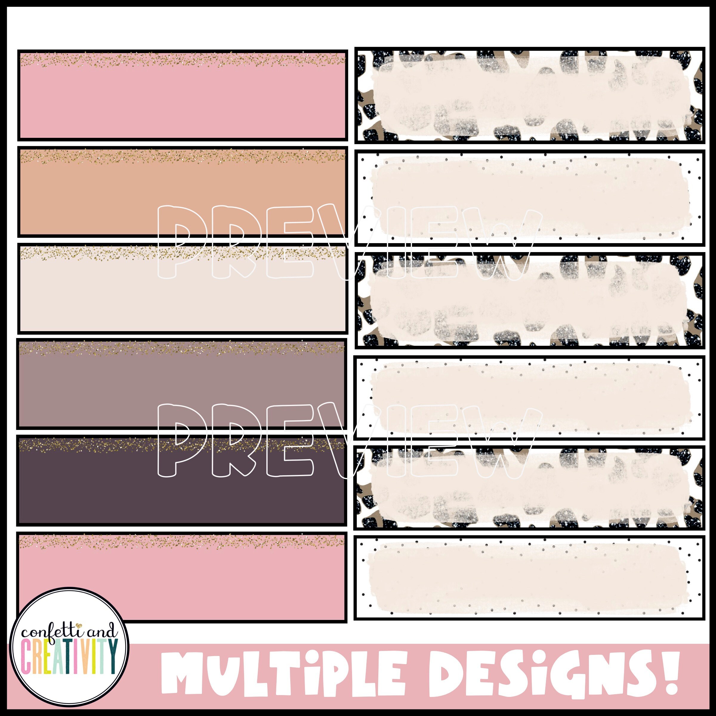 10 Drawer Cart Labels for the Classroom Boho Neutral - Etsy