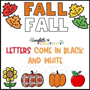 Fall Bulletin Board Kit | Fall Classroom Decor | Autumn Bulletin Board ...