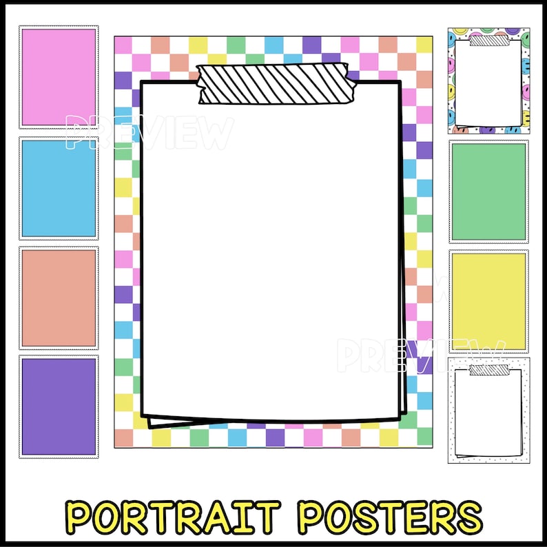 Editable Classroom Posters Bright Classroom Decor - Etsy