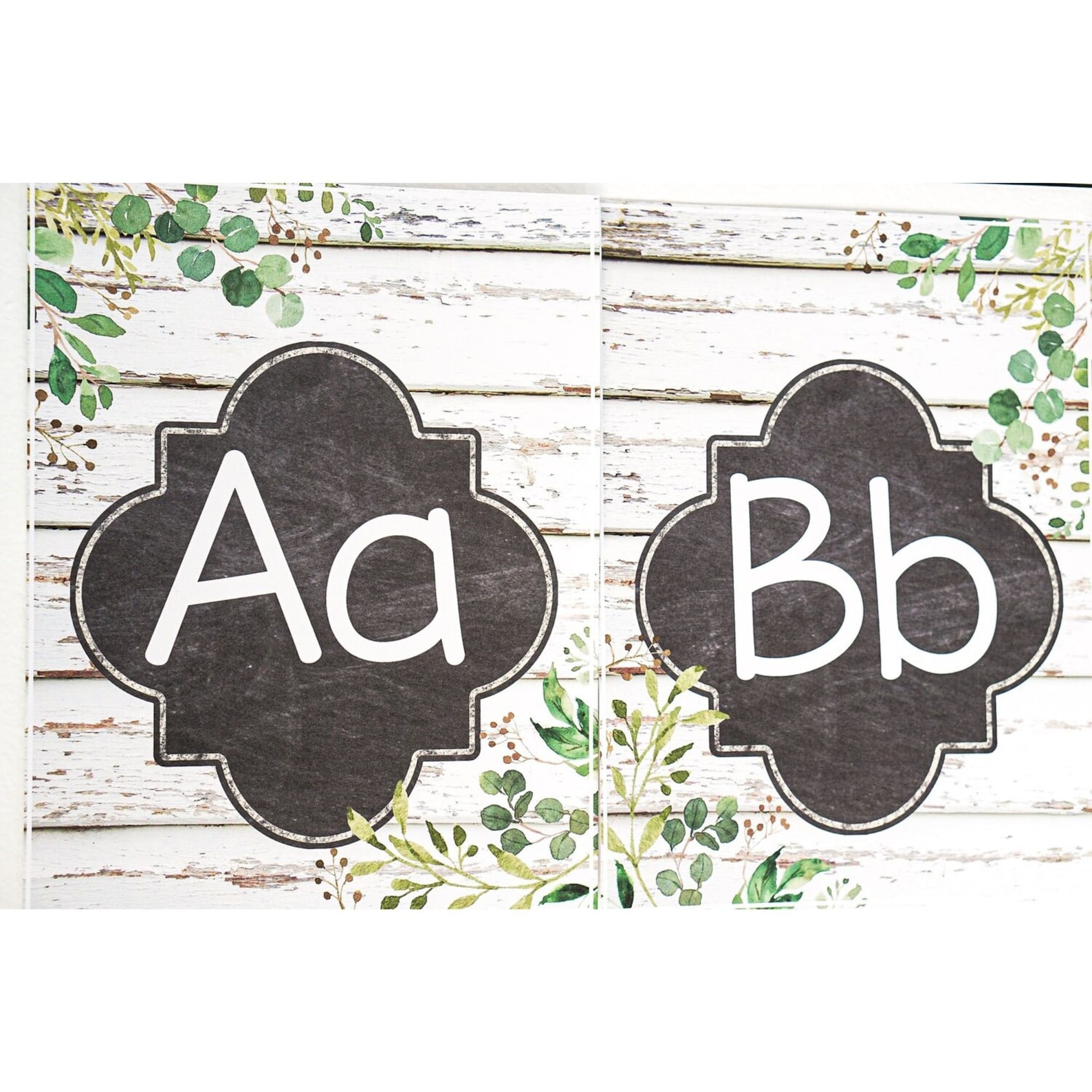 Farmhouse Alphabet Posters: Eucalyptus Classroom Decor (digital ...