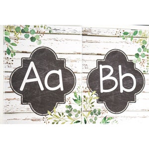 Farmhouse Alphabet Posters for the Classroom | Modern Farmhouse ...