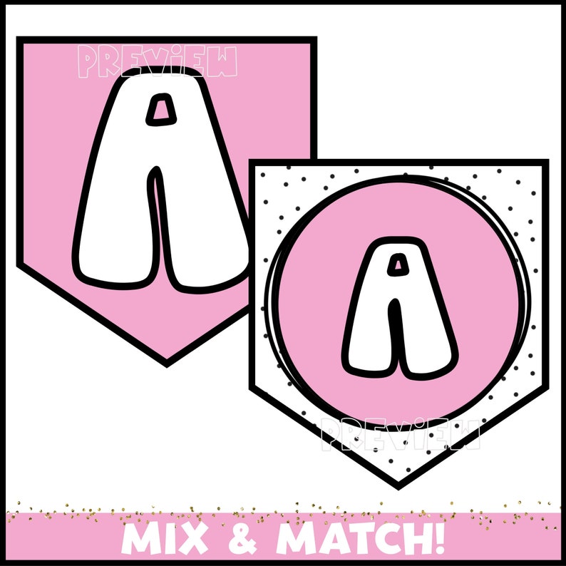 Classroom Alphabet Banner: Elementary Decor (digital Download) - Etsy