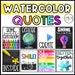 Watercolor Classroom Decor Bundle: Colorful Theme (digital Download) - Etsy