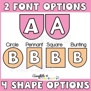 Colorful Bulletin Board Letters: Editable Elementary Classroom Decor ...