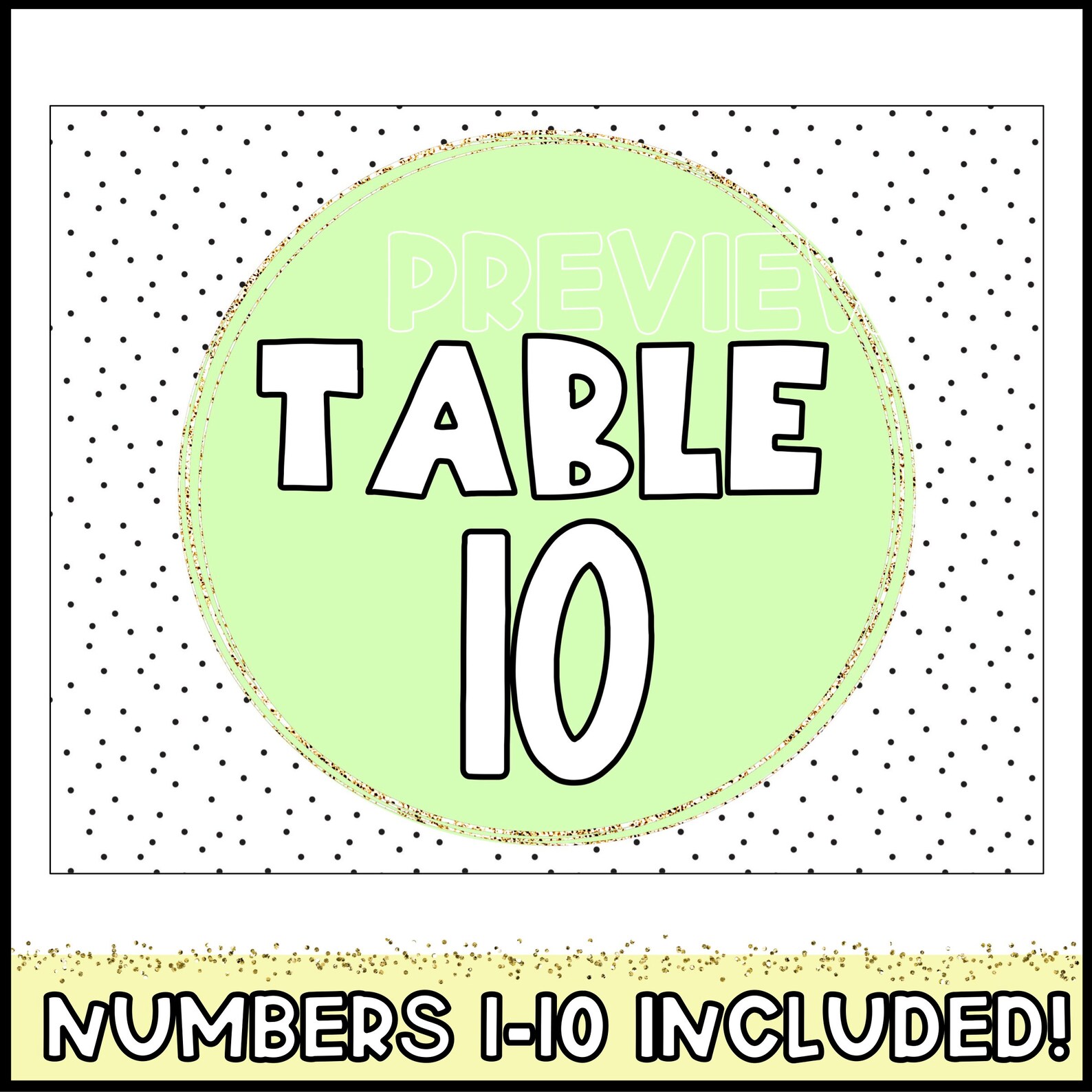 Table Numbers for the Classroom Pastel Classroom Decor - Etsy