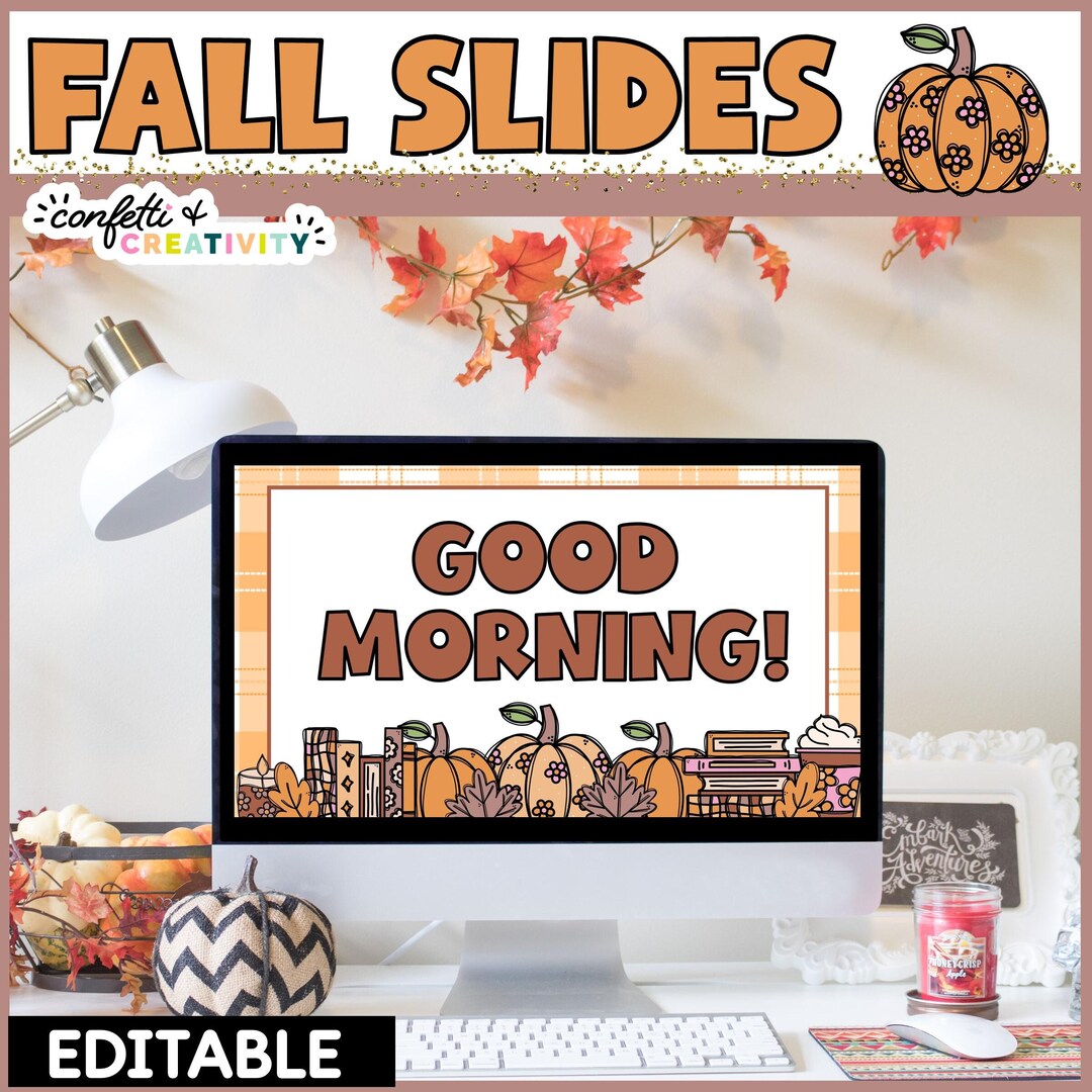 Fall Classroom Slides & Powerpoint Templates (digital Download) - Etsy