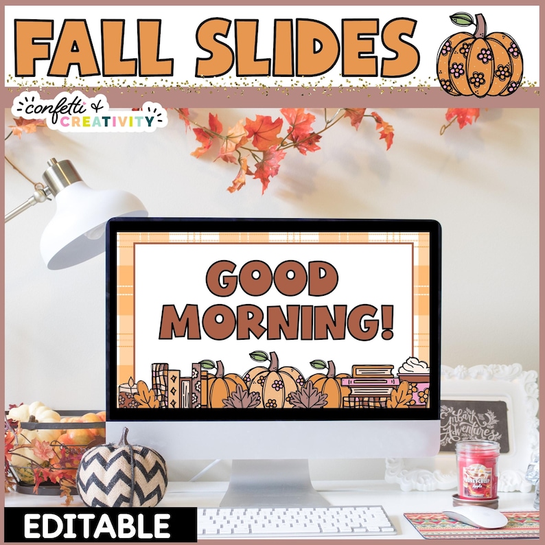 Fall Classroom Slides & Powerpoint Templates (digital Download) - Etsy