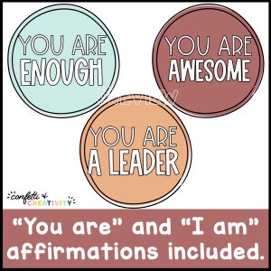 Affirmation Station for the Classroom | Neutral Classroom Decor ...