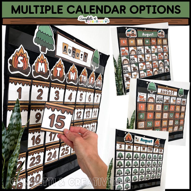 Camping Classroom Decor Bundle: Rustic Nature Theme (digital Download ...