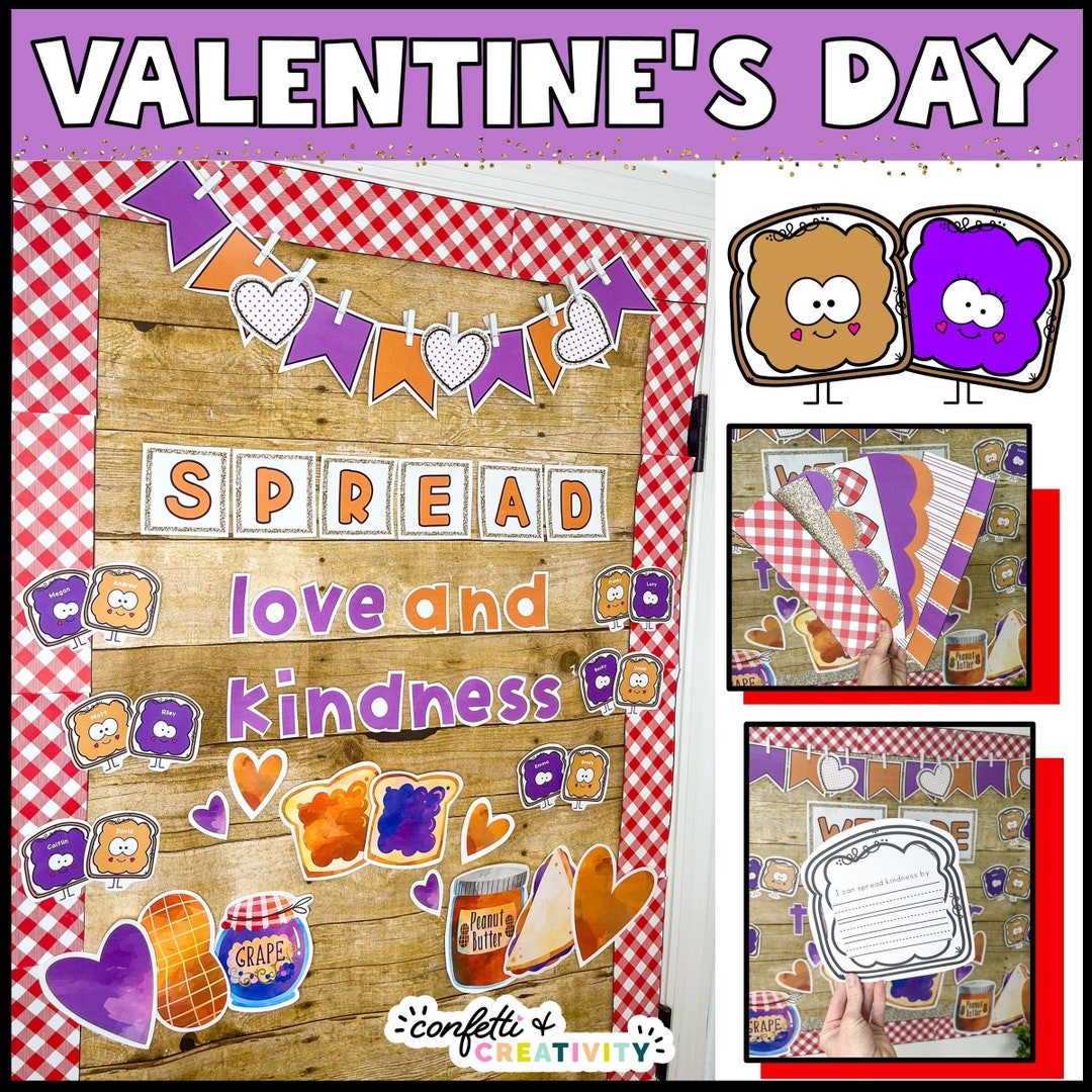 Valentine's Day Classroom Door Decor Kit | Valentine's Classroom Decor ...