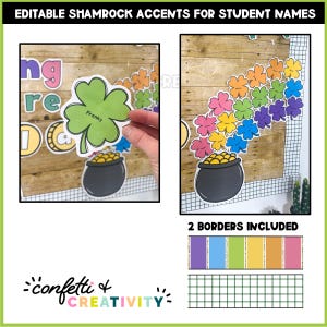 St. Patrick's Day Classroom Door Decor Kit: Reading Theme (digital ...
