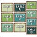 Table Numbers for the Classroom Nature Classroom Decor Classroom Table ...
