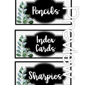 Farmhouse Teacher Toolbox Editable Labels | Farmhouse Classroom Decor ...