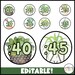 Plant Classroom Clock Labels: 5-minute Intervals (digital Download) - Etsy
